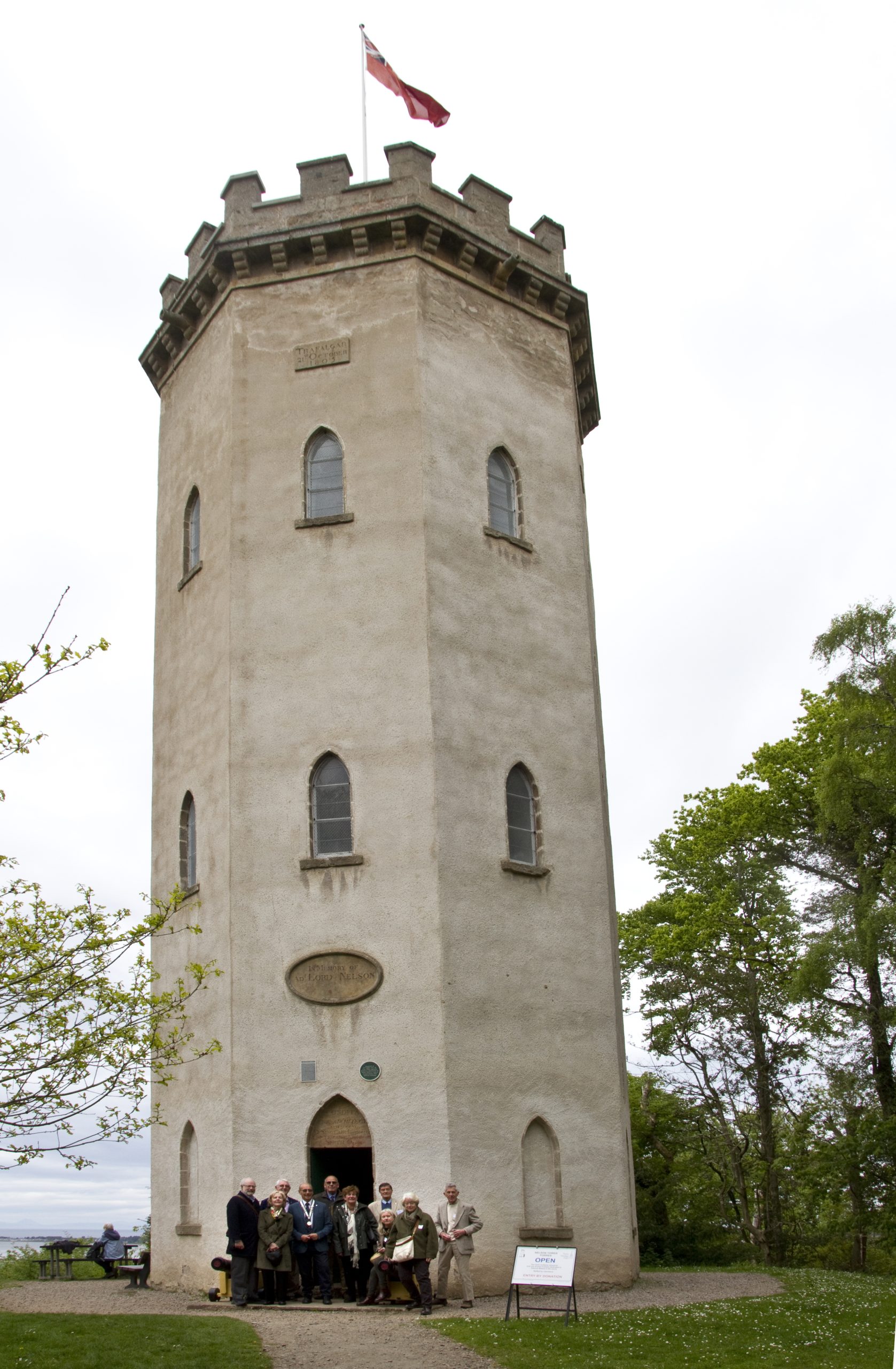 Nelson Society visit most northerly monument – Forres Heritage Trust