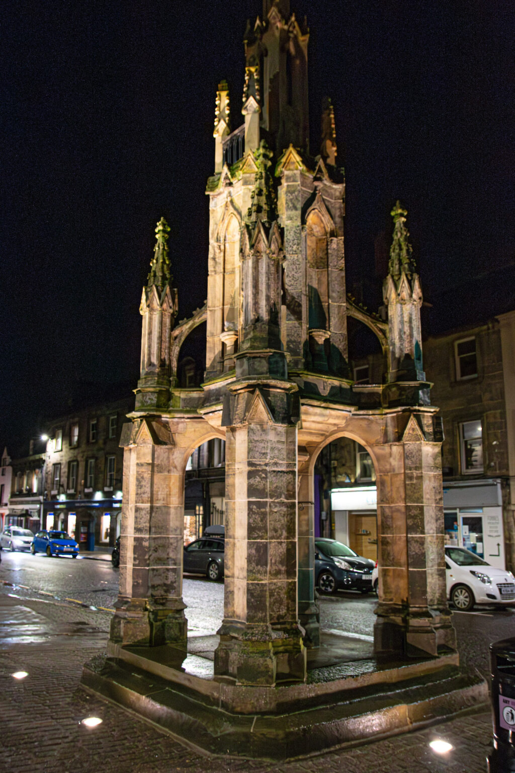 Historic monuments "lit up" at official launch - Forres Heritage Trust
